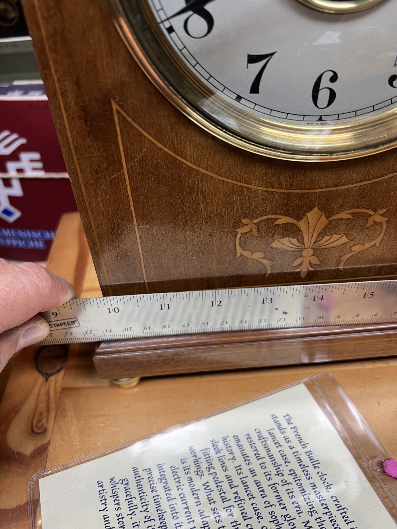 1926 French Lancet BULLE Clock - Eastbourne Rug Gallery
